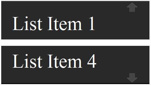 Create depth border effect or deep border using lists in CSS