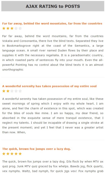 5 star rating in PHP with AJAX and jQuery