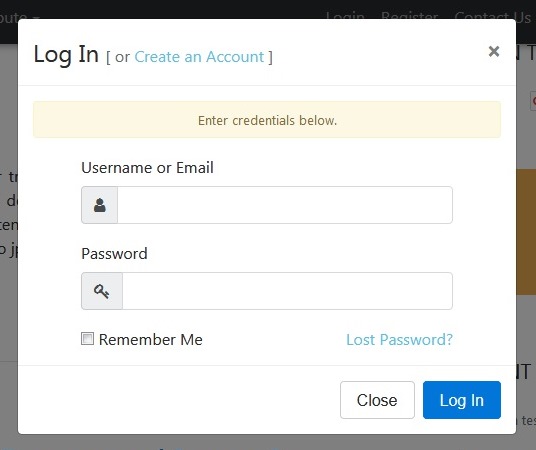 Bootstrap Form In Modal Use Popup In Correct Way