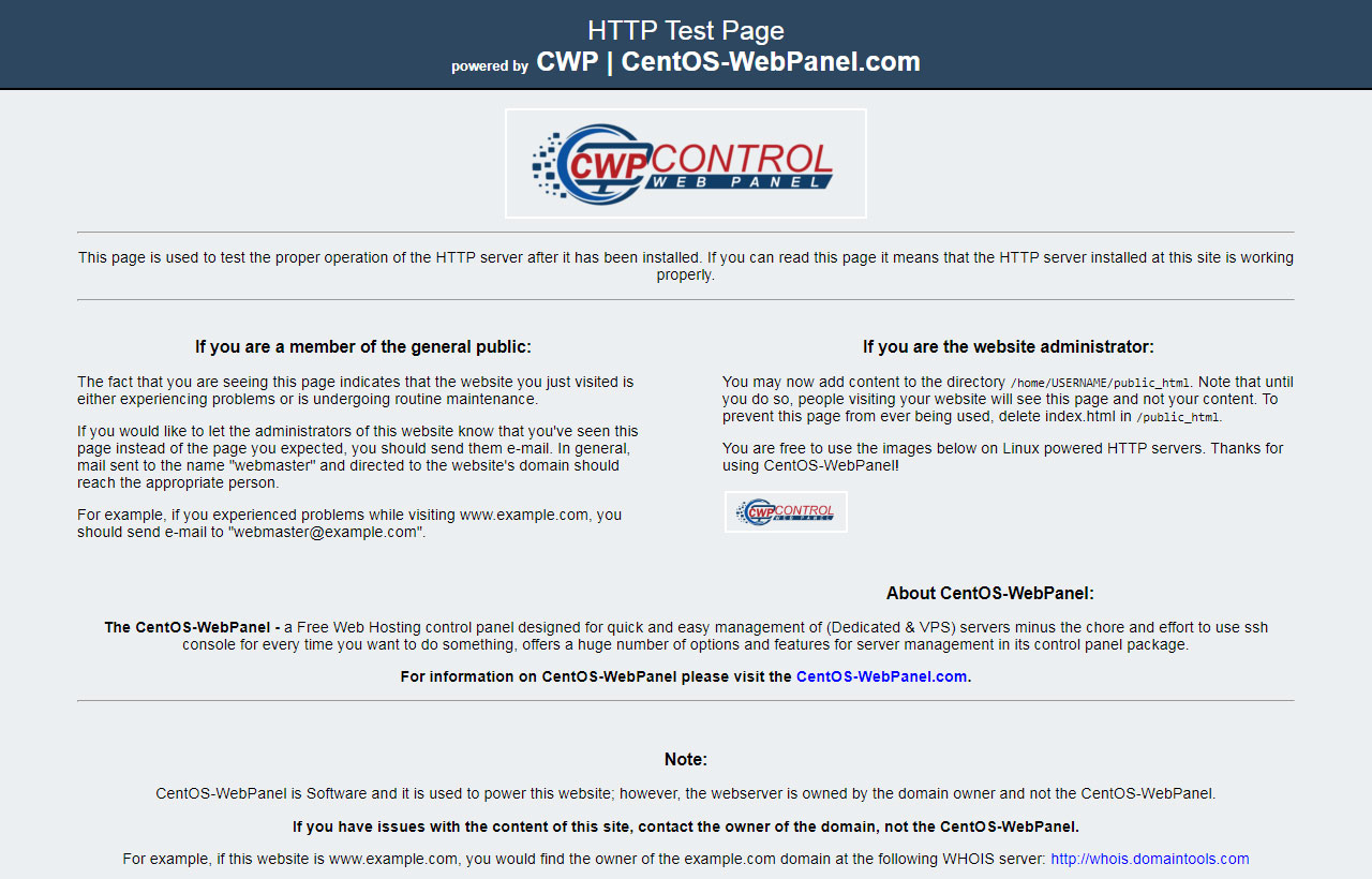 Install & Configure CWP on CentOS - The Complete Guide to Make Your VPS ...