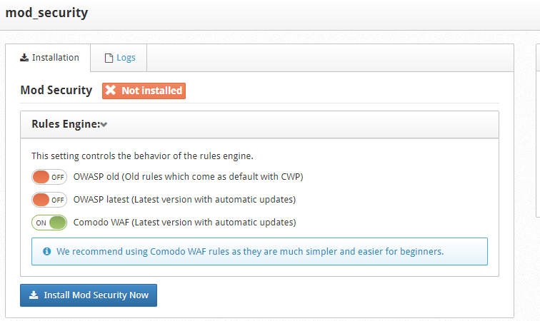 What is ModSecurity & How to Install it in CWP or cPanel